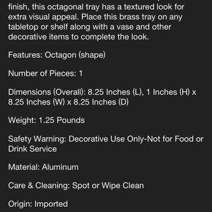 Threshold | Accents | Nwt Threshold With Studio Mcgee Brass Tray | Poshmark